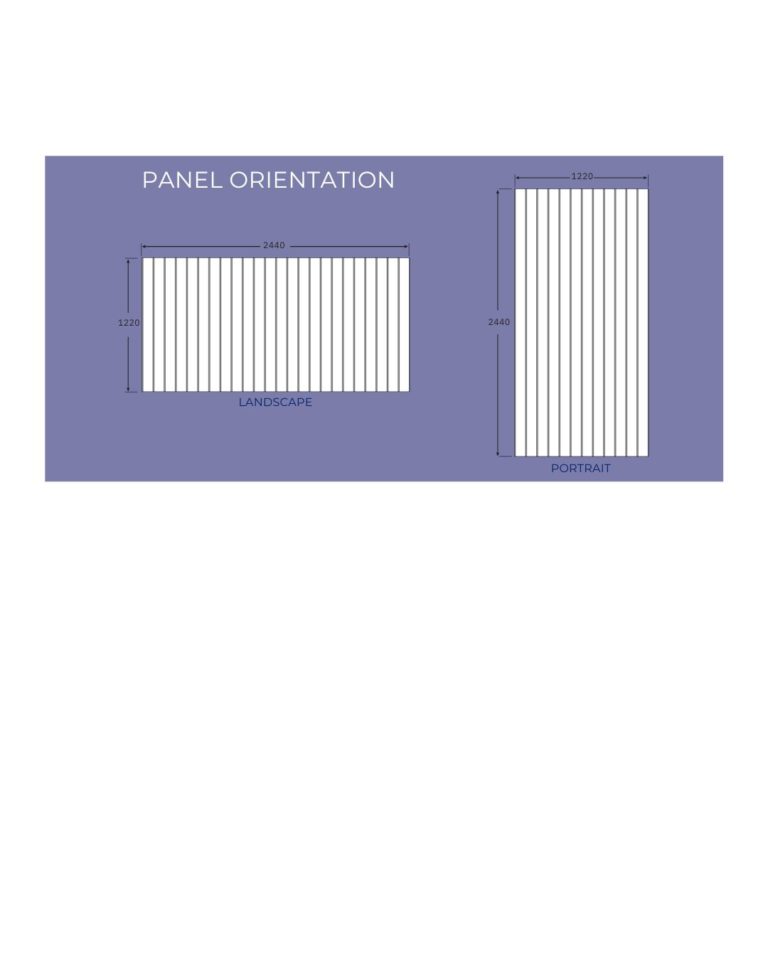 Georgian V-groove wall panelling 9mm MR 2440×1220 (Wide 200mm spacing ...